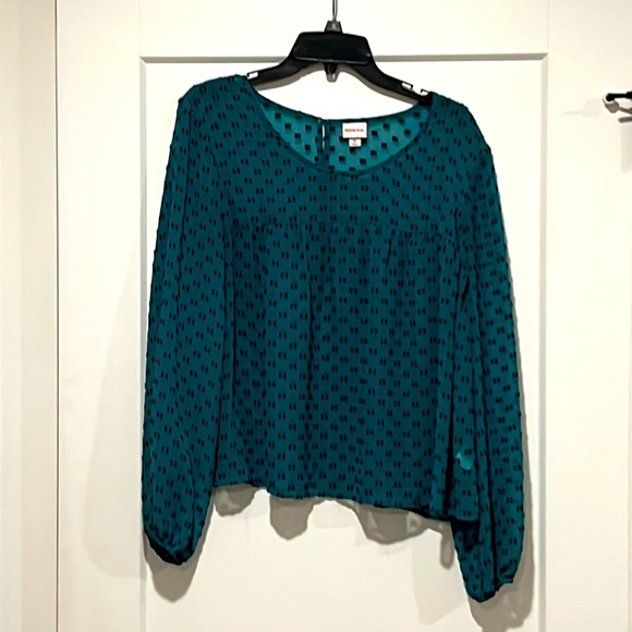 Merona | Tops | Merona Sheer Long Sleeve Top | Poshmark